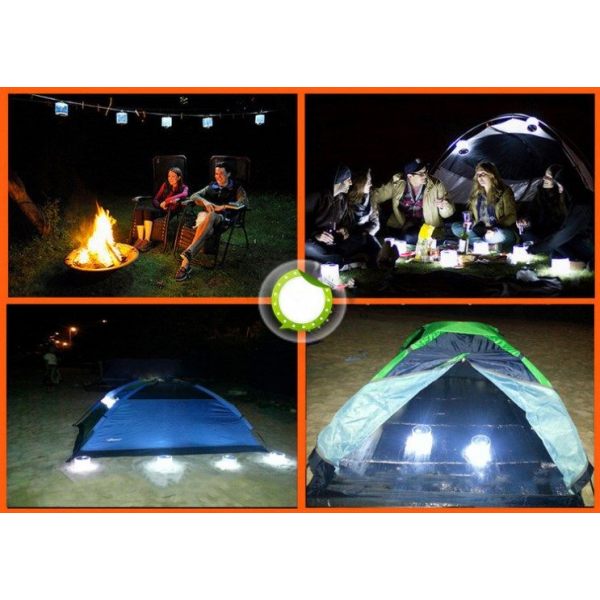 Portable Solar Camping Light 10 LED Foldable Travel Lantern