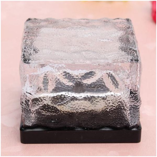 Color-Changing Solar Ice Block LED Light Outdoor Pathway Decoration